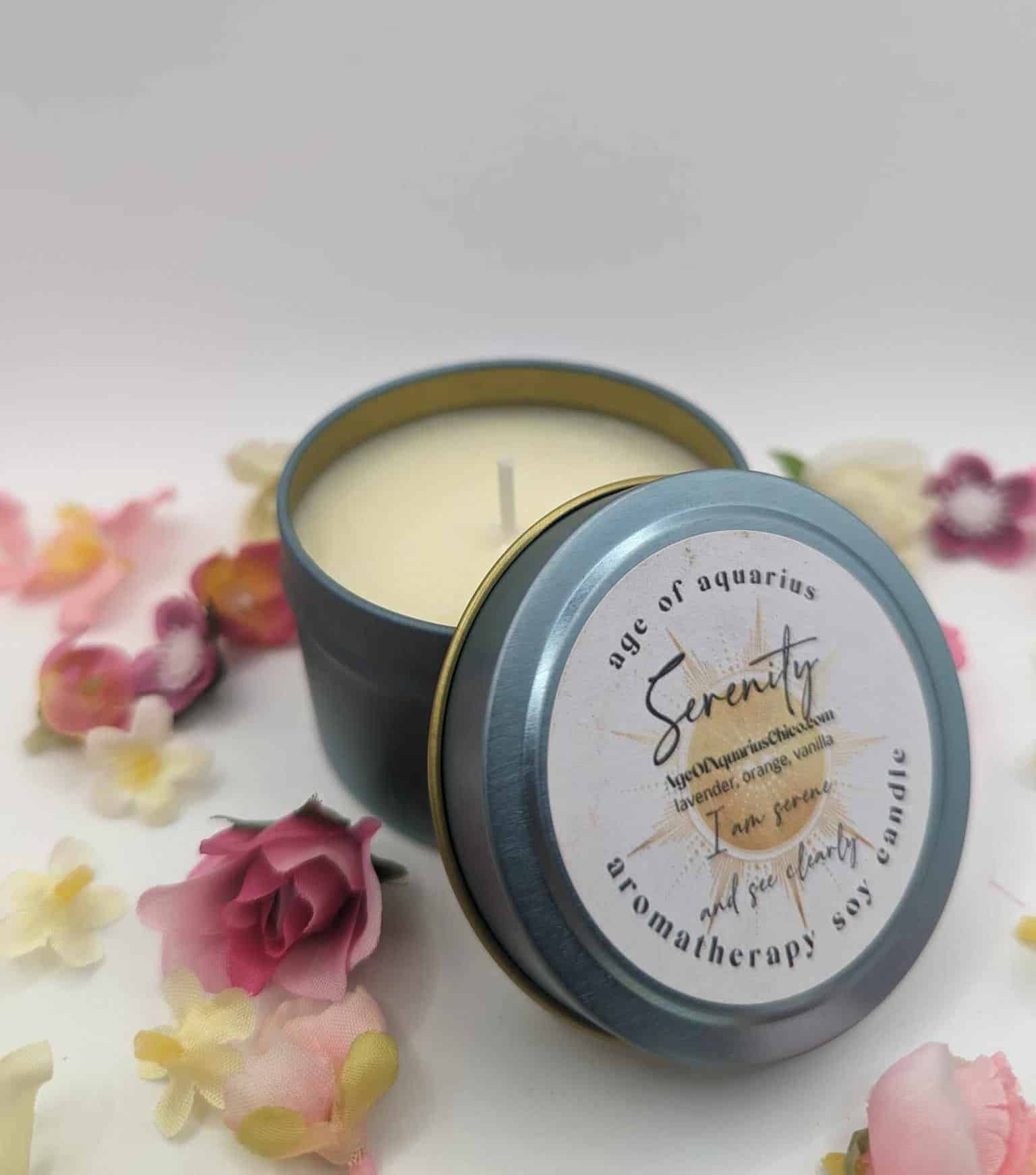 Serenity Aromatherapy Candle - Age of Aquarius